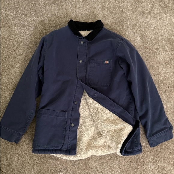 Dickies | Jackets & Coats | Dickies Navy Blue Military Field Jacket ...